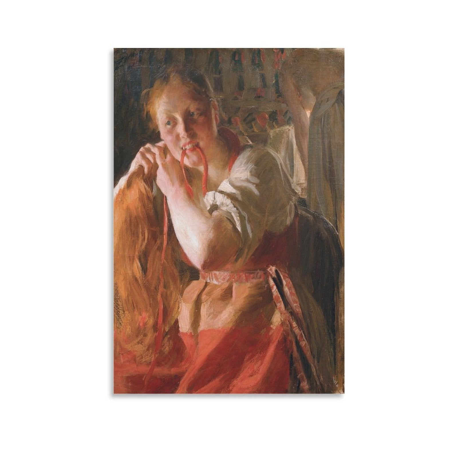 Anders Zorn Works Margit 1891 Poster Poster Cool Artworks Painting Wall ...