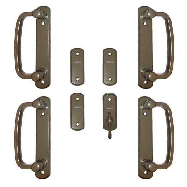 Andersen Albany 4-Panel Gliding Door Hardware Set - Stone - Walmart.com