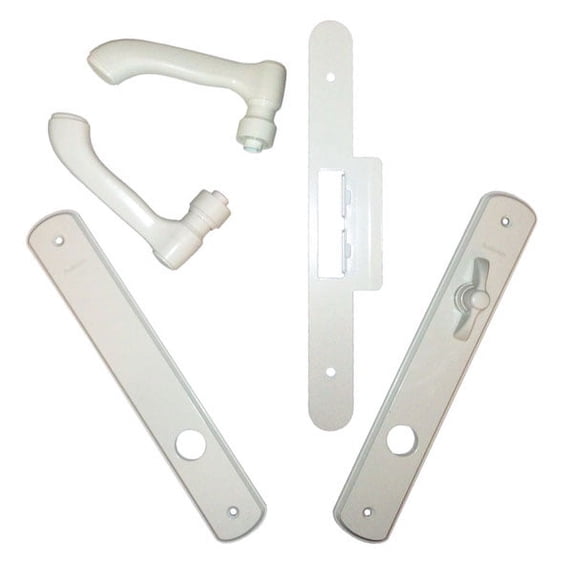Andersen Albany Style (Single Active) Hinged Door Hardware Set in White ...