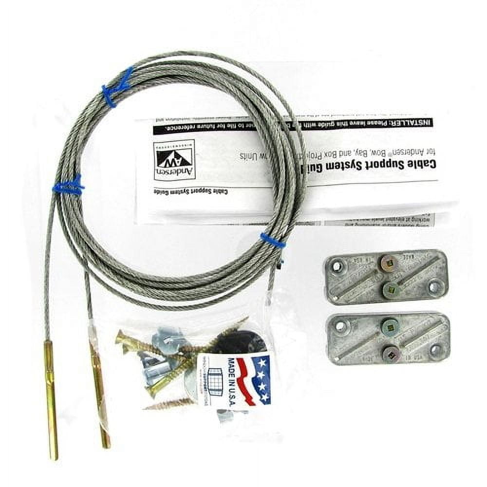 Andersen Bay and Bow 9 ft Cable Support Kit 1966 to Present - Walmart.com