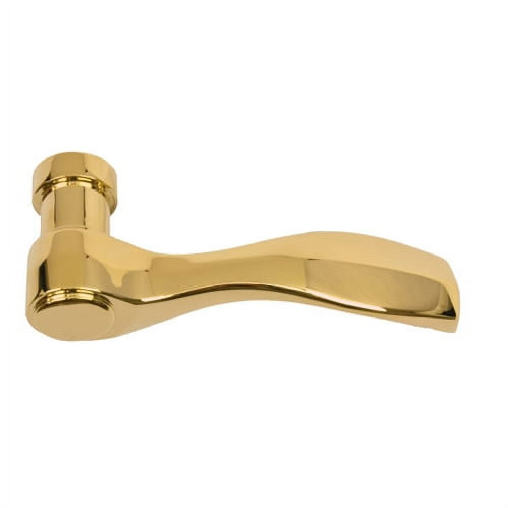 Andersen Newbury Lever Handle, Right Hand, Bright Brass Finish ...