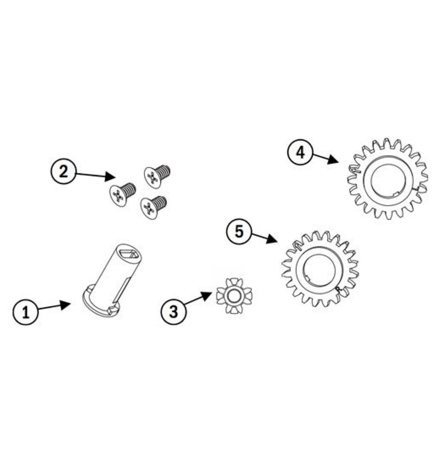 Andersen Replacement Gear Kit with Keyed Lock for Exterior Windows 1993 ...