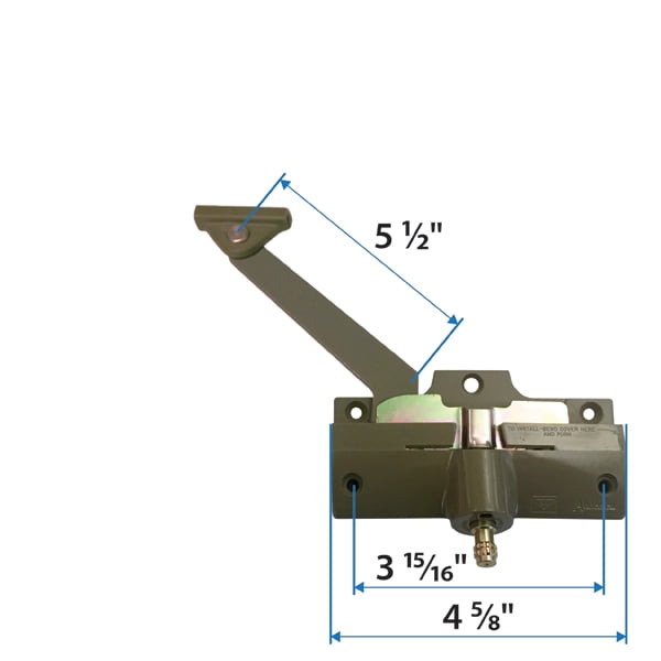 Andersen Straight Arm Operator Left Hand with 5-1/2" Arm Length in ...