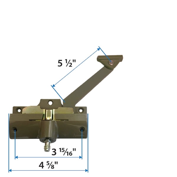 Andersen Straight Arm Operator Right Hand with 5-1/2" Arm Length in ...