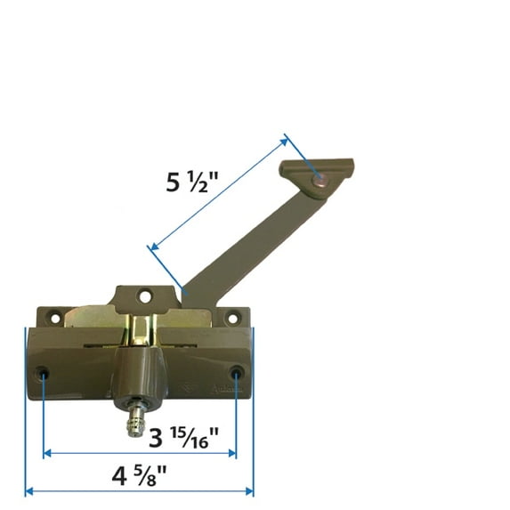 Andersen Straight Arm Operator Right Hand with 5-1/2" Arm Length in ...