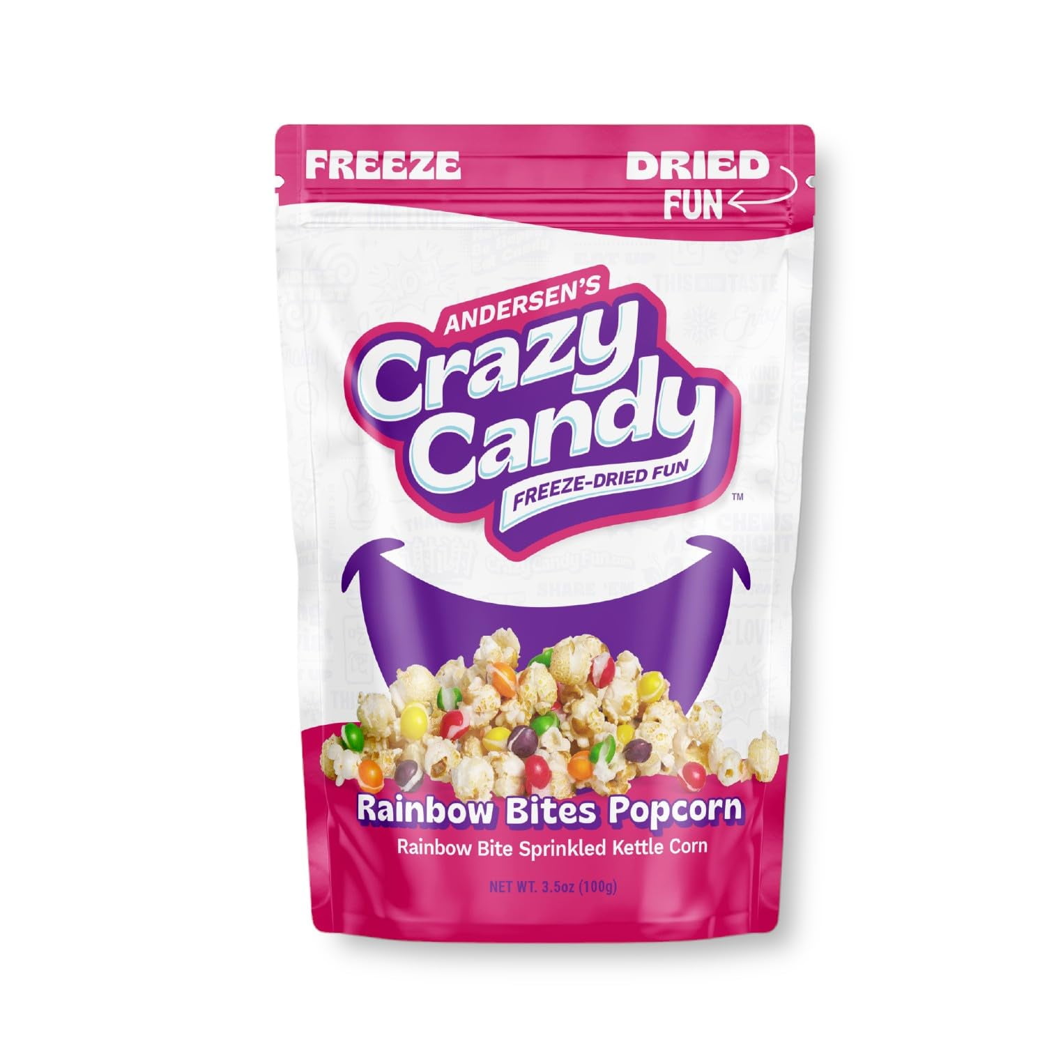 Andersen's Crazy Candy Freeze Dried Candy - Freeze Dried Rainbow Bites ...