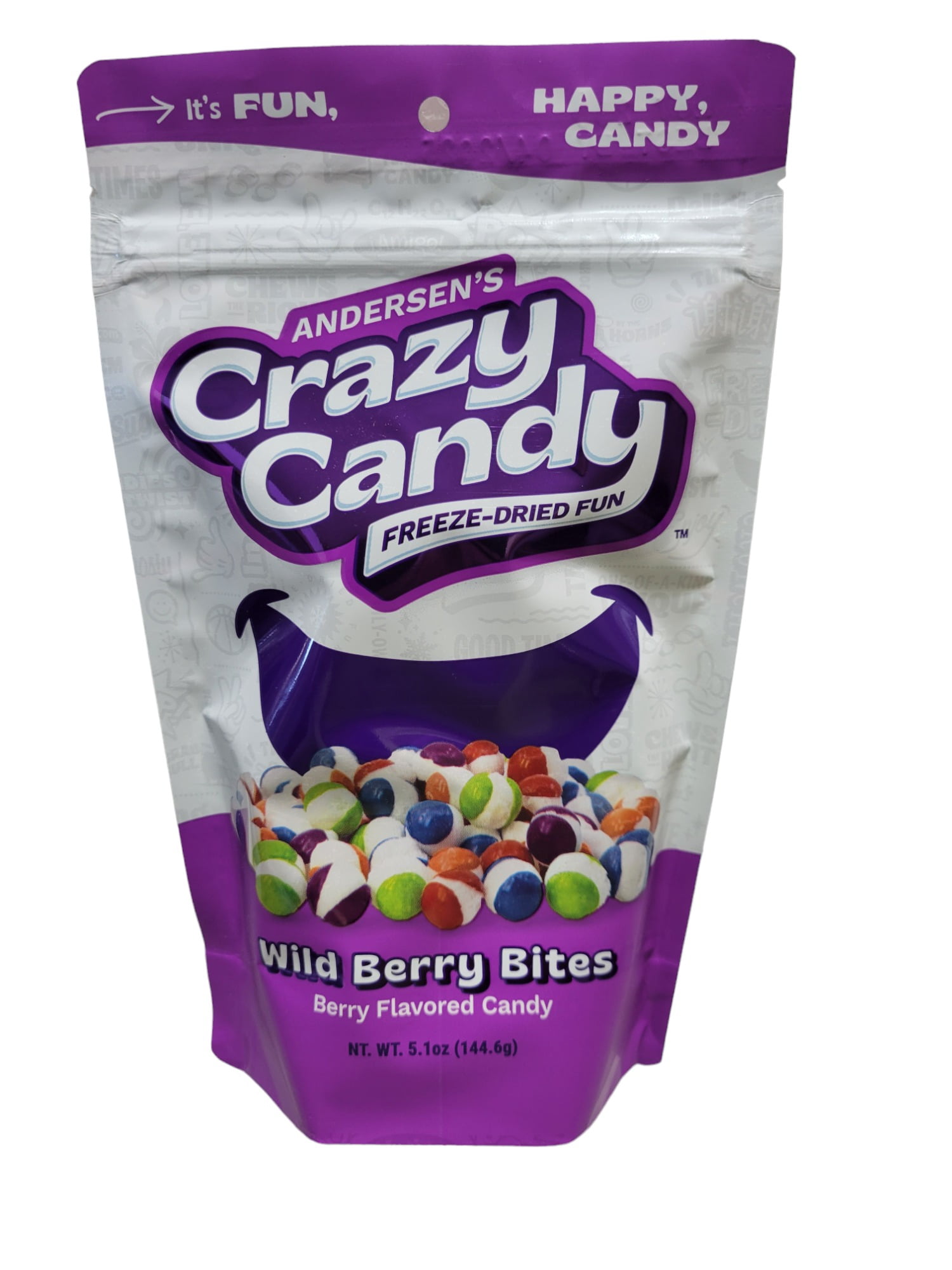 Andersen's Crazy Candy Freeze-Dried Fun-Wild Berry Bites 5.1oz ...