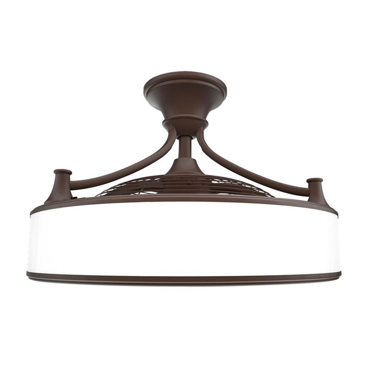 Anderson 22 In Led Indoor Outdoor Bronze Ceiling Fan With Remote ...