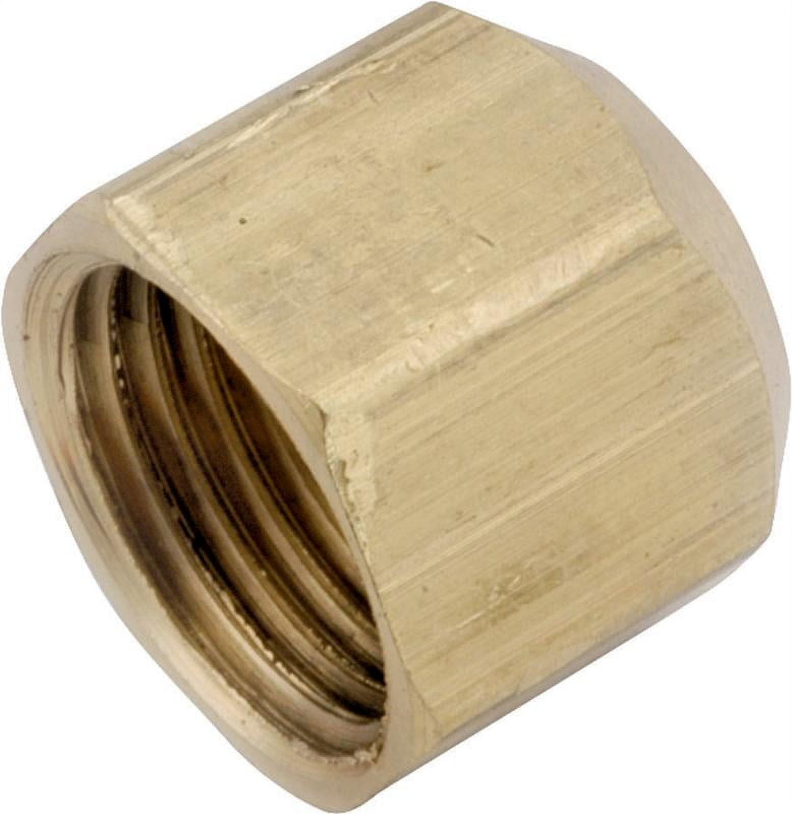 Anderson 754040-04 Tube Cap, 1/4 in, Flared, Brass - Walmart.com