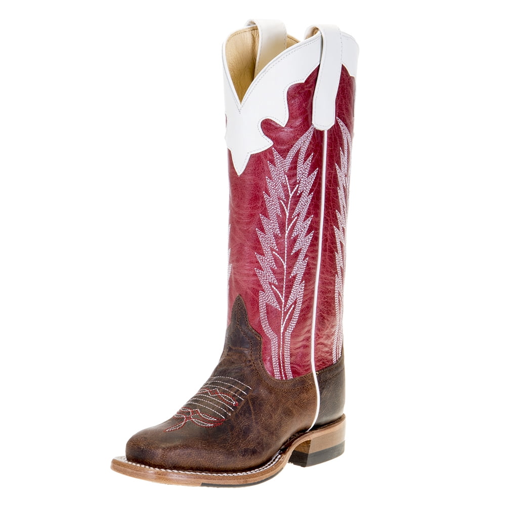 Anderson Bean Boys Rodeo Saddle Mad Dog Kids Boot 11 Red - Walmart.com