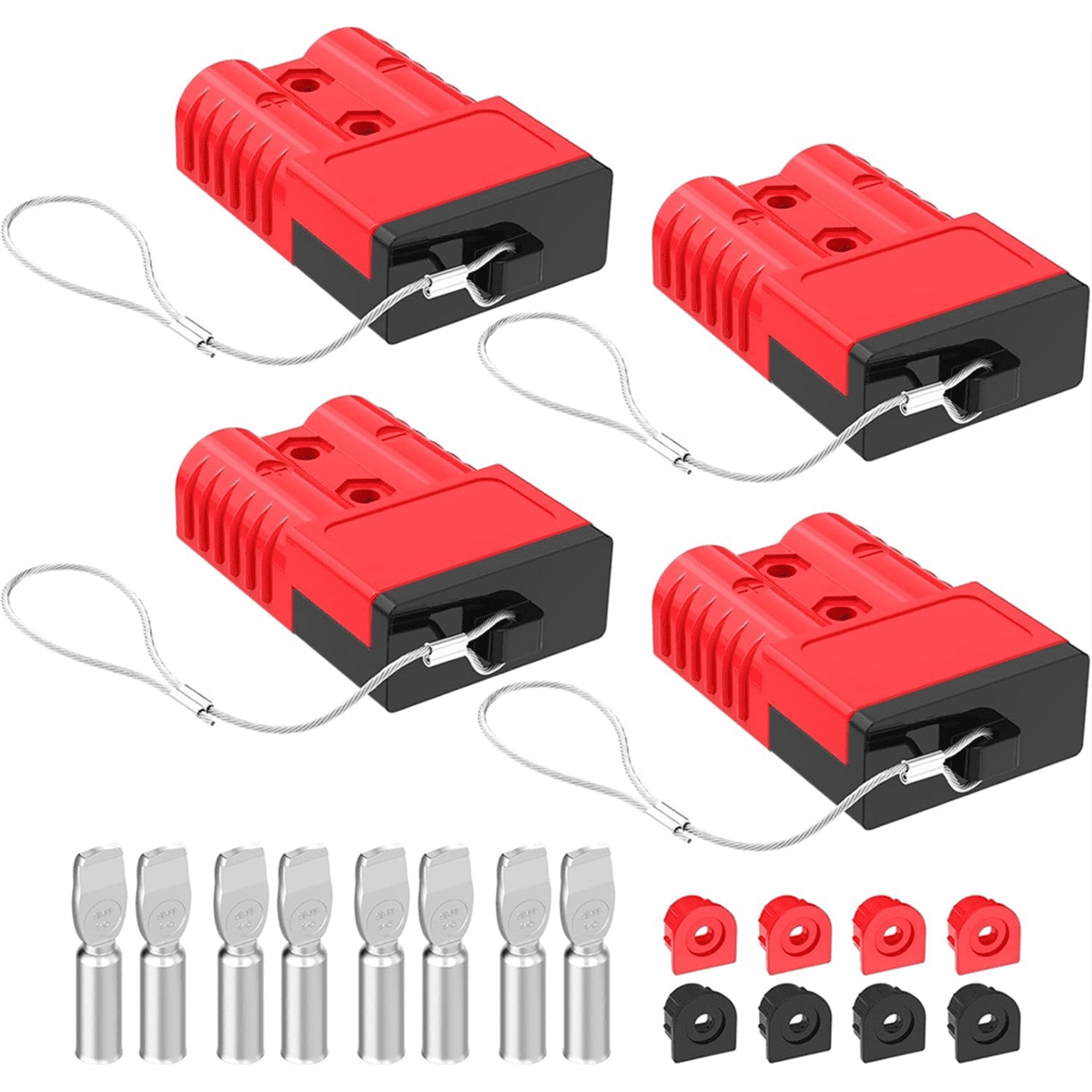 Anderson Connector,1/0AWG Battery Connection with Hard Cover 12V-36V ...