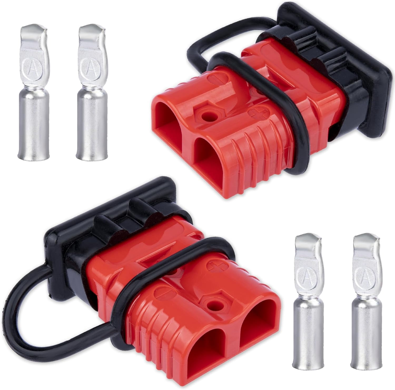 Anderson Connector 2 count, 175 Amp 12v Quick Connect/Disconnect Plug ...