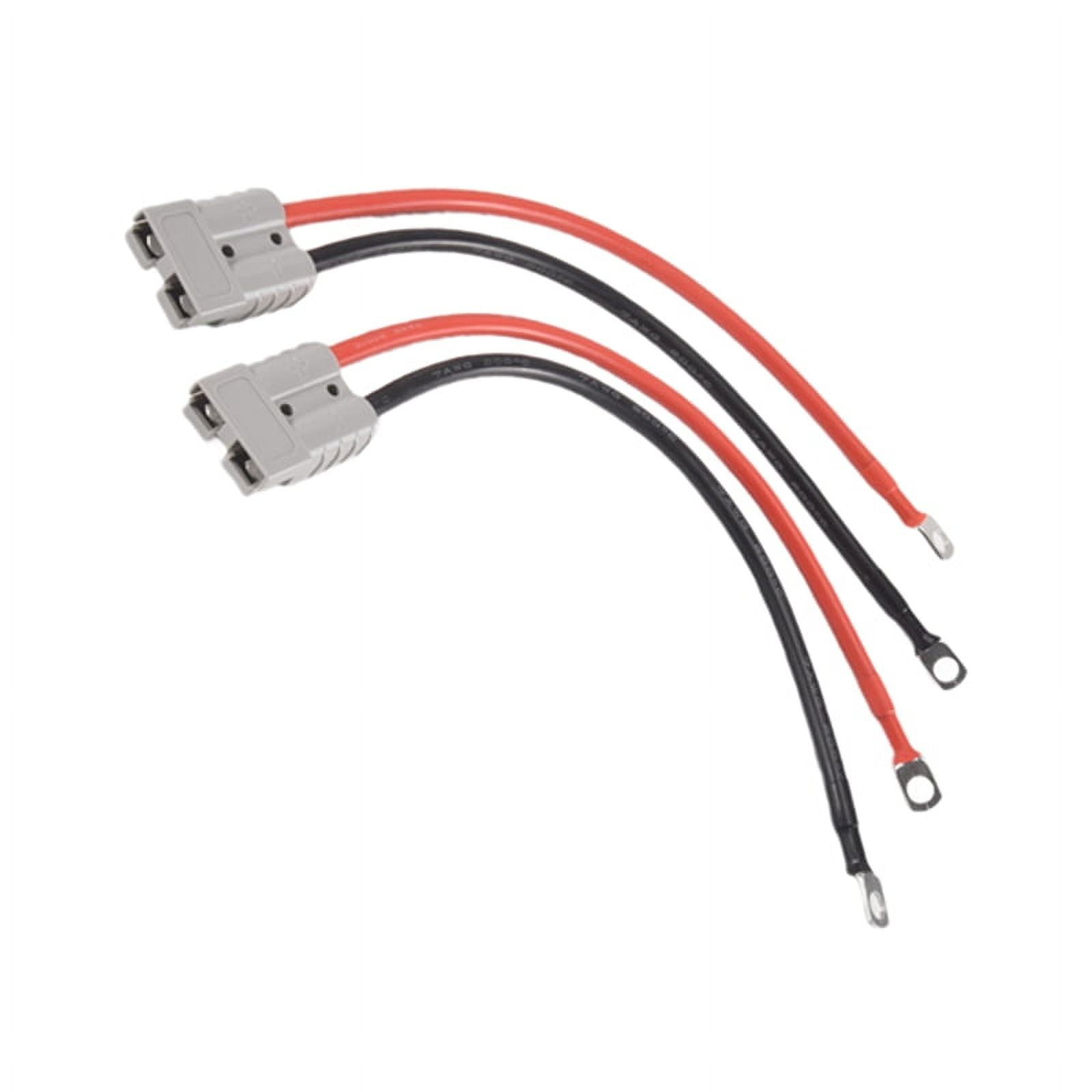 Anderson Connector 50A Kit Plug 8 Guage 30cm Battery Cables Waterproof ...