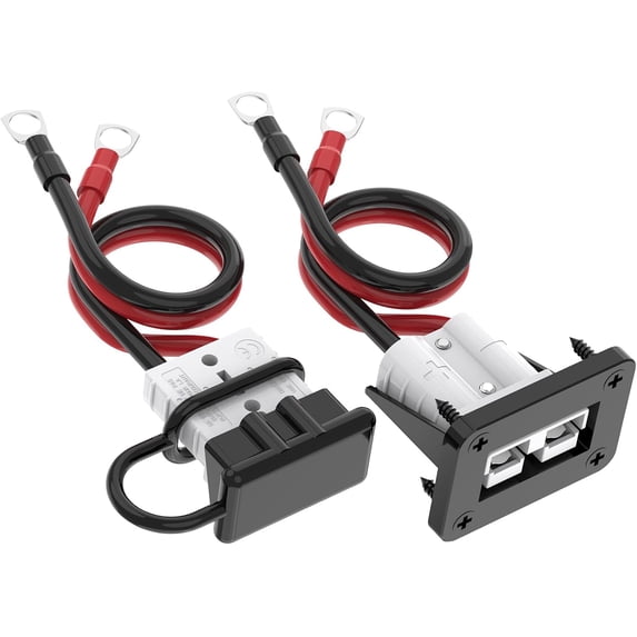 Anderson Connector, 8AWG 50AMP Battery Quick Connect/Disconnect ...
