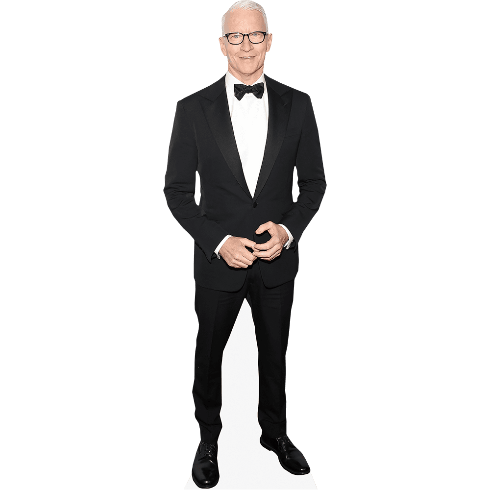 Anderson Cooper (Bow Tie) Mini Cardboard Cutout Standee - Walmart.com