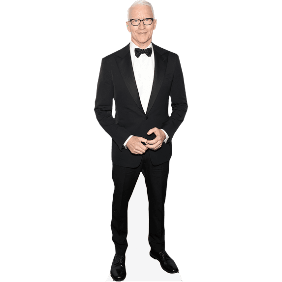 Anderson Cooper (Bow Tie) Mini Cardboard Cutout Standee - Walmart.com
