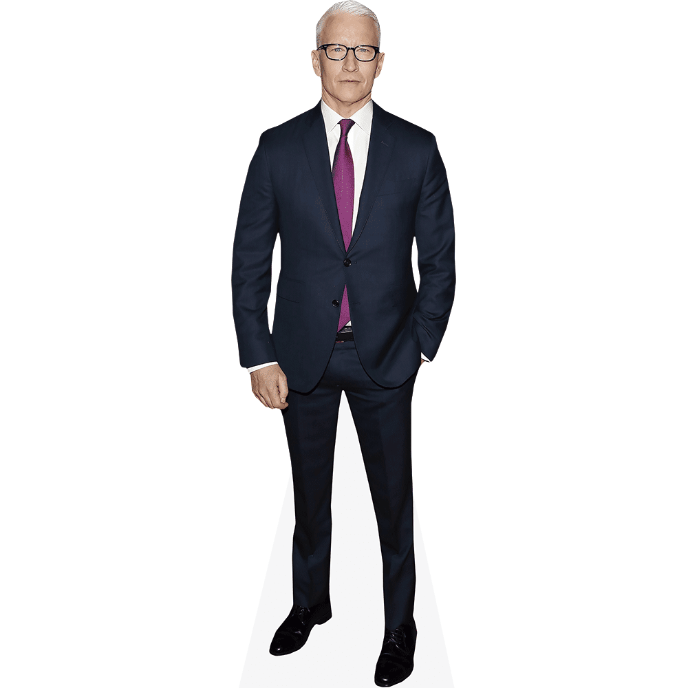 Anderson Cooper (Suit) Mini Cardboard Cutout Standee - Walmart.com