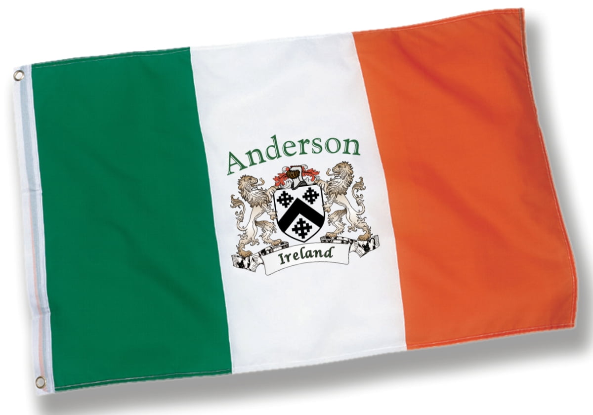 Anderson Irish Coat of Arms Heavy Duty Outdoor Ireland Flag - 2'x3 ...