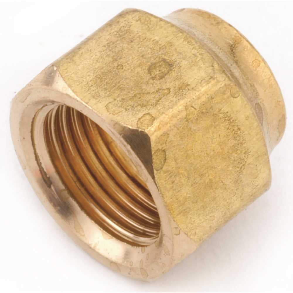 Anderson Metals 04018-08 1/2 in. Brass Flare Nut Forged - pack of 10 ...