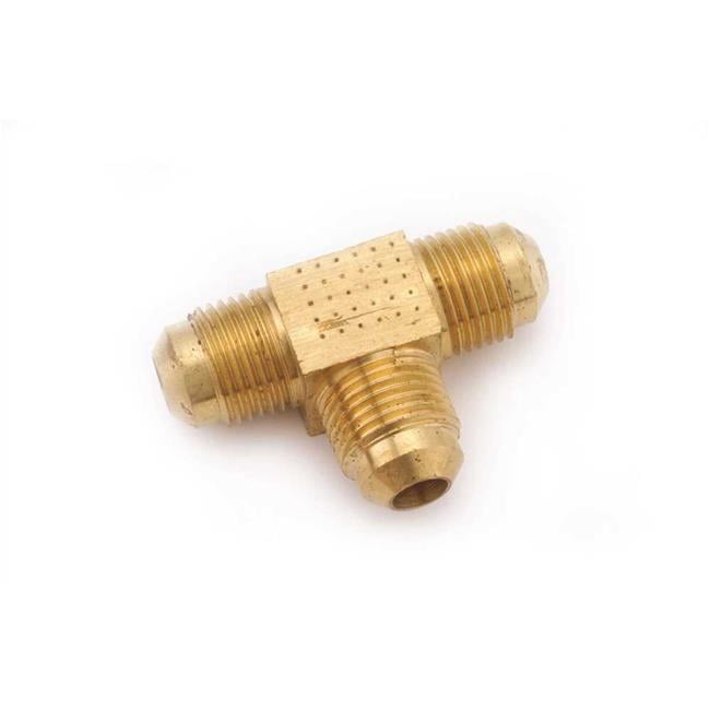Anderson Metals 04044-10 0.625 in. Brass Flare Tee - Pack of 10 ...