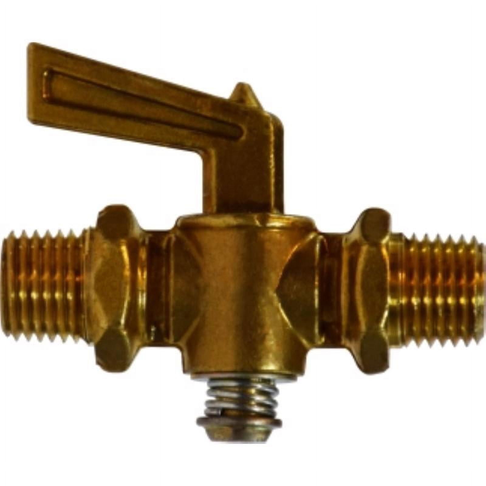 Anderson Metals 1/8 in. MIP in. X 1/8 in. MIP Brass Pipe Valve ...