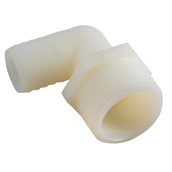 Anderson Metals 3/4 In. Barb X 1/2 In. Mip 90 Deg. Nylon Elbow (1/4 ...