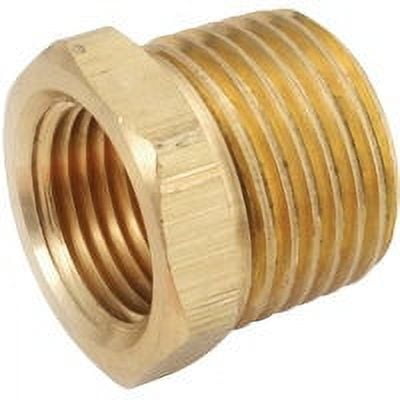 1PC Anderson Metals Yellow Brass Hex Bushing - Walmart.com