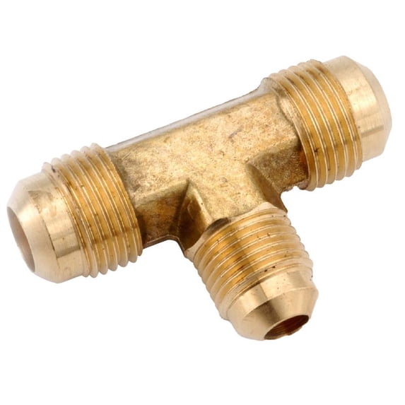 Anderson Metals 3/8 in. Male in. X 3/8 in. D Male Brass Reducing Tee ...