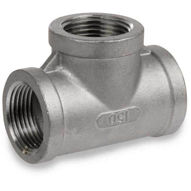Anderson Metals 62258BAG 2 in. Stainless Steel Tee Fitting - Walmart.com