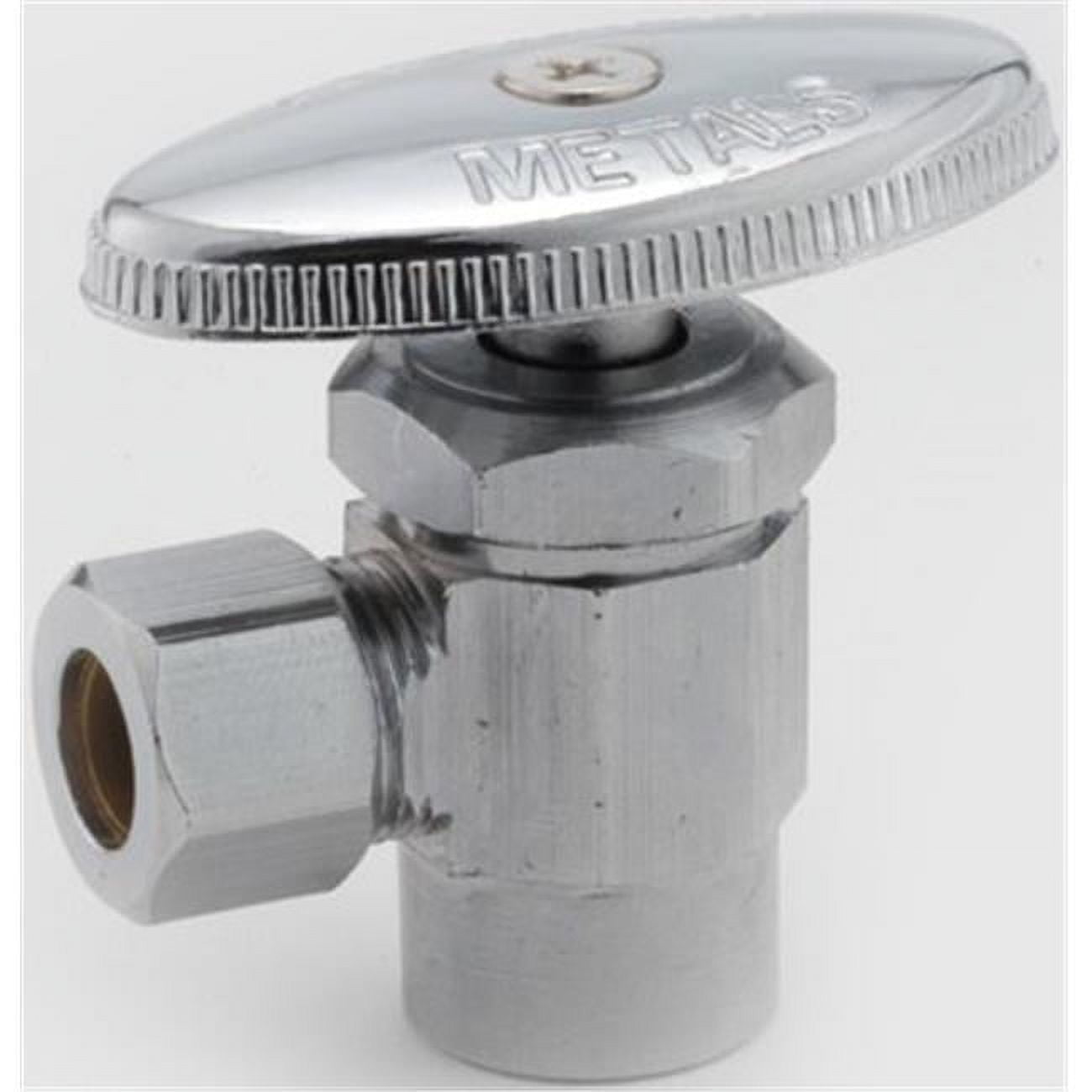Anderson Metals 746438 0.5 x 0.38 in. Supply Angle Stop, Chrome ...
