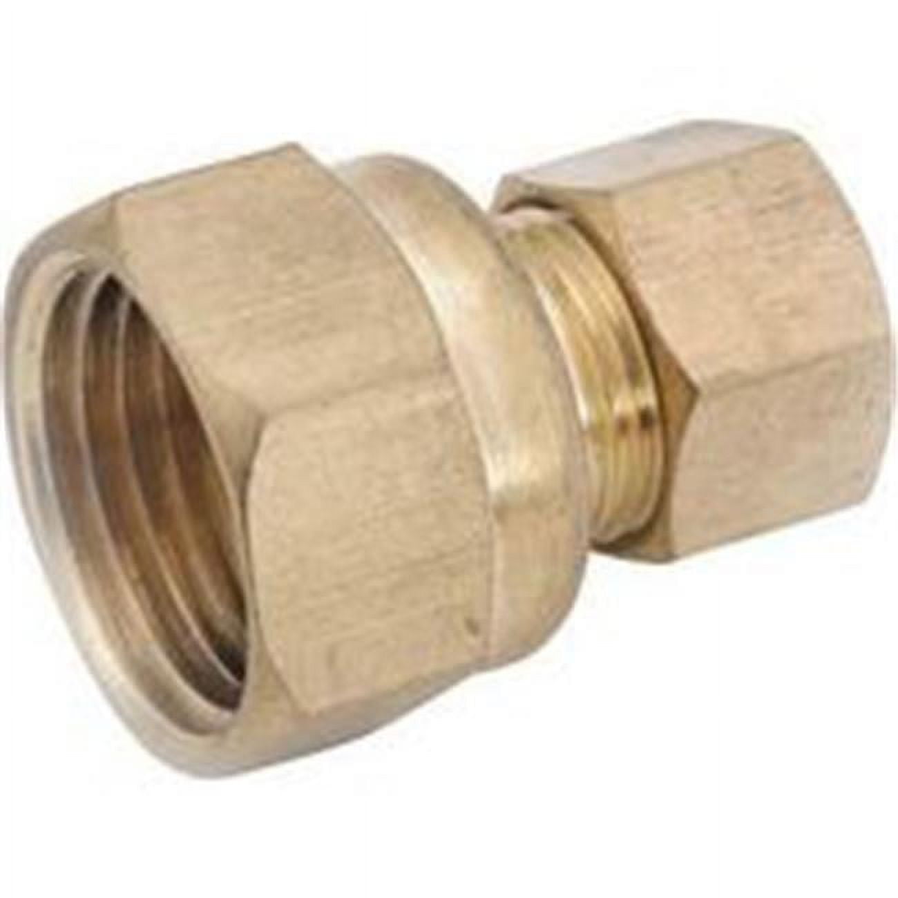 Anderson Metals 750066-0302 Tubing Coupling, 3/16 x 1/8 in, Compression ...