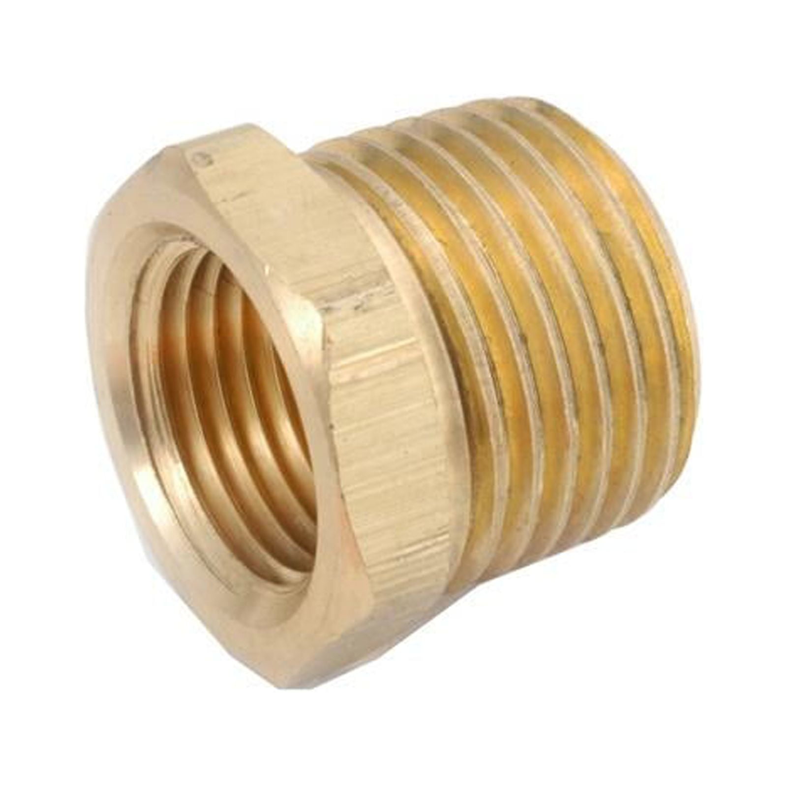 Anderson Metals 756110-1202 Brass Threaded Hex Bushing, Lead Free, 3/4 ...