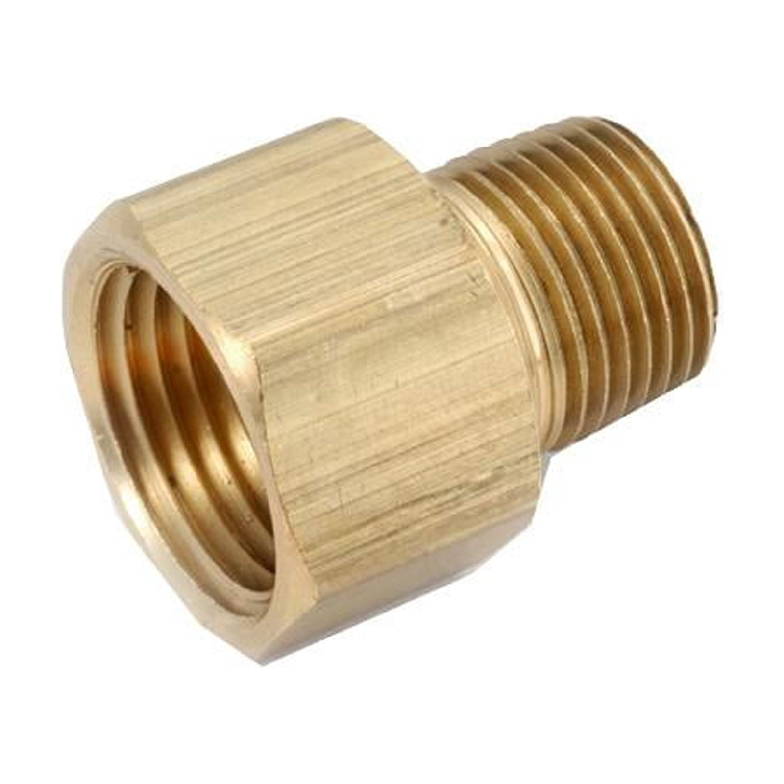 Anderson Metals 756120-0808 Pipe Fitting, Adapter, Lead Free Brass, 1/2 ...