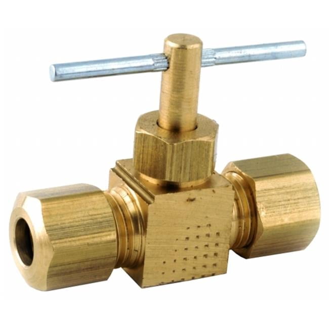 Anderson Metals Brass Straight Needle Valve - Walmart.com