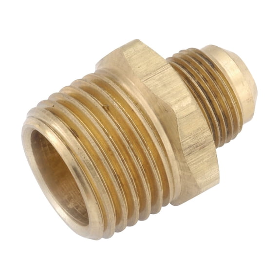 Anderson Metals Flare Male Straight Brass Connector Fitting - Single ...