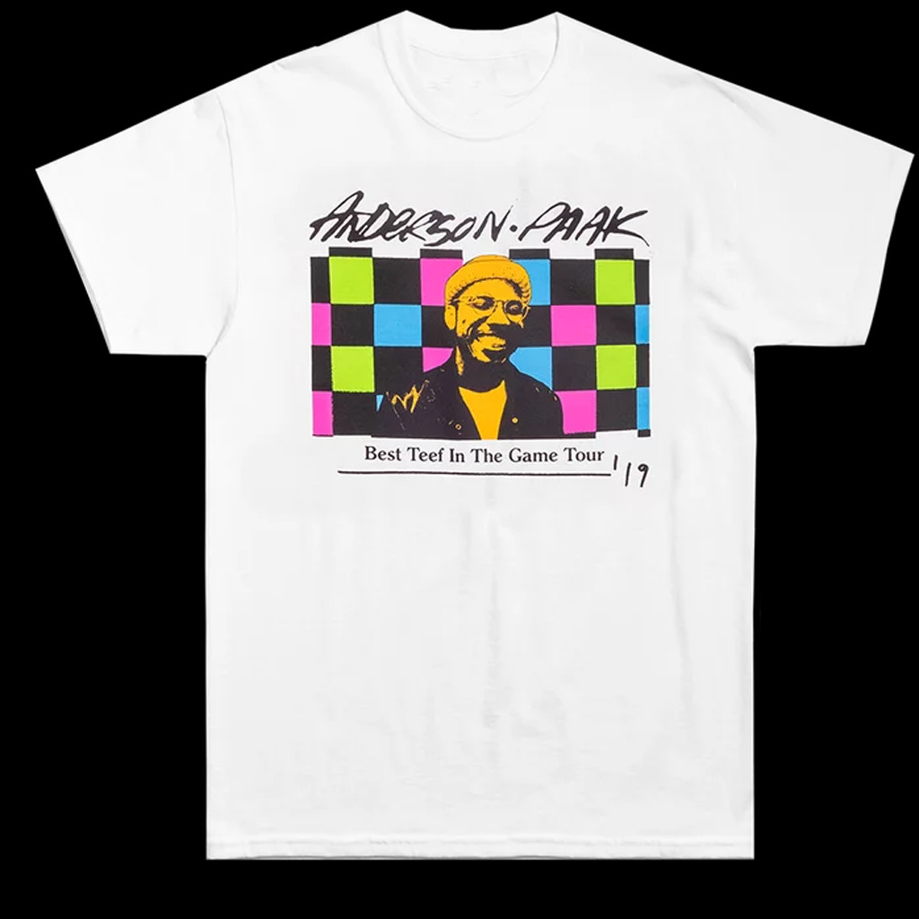 Anderson Paak best teef in the game tour T-shirt white Tee All Sizes ...