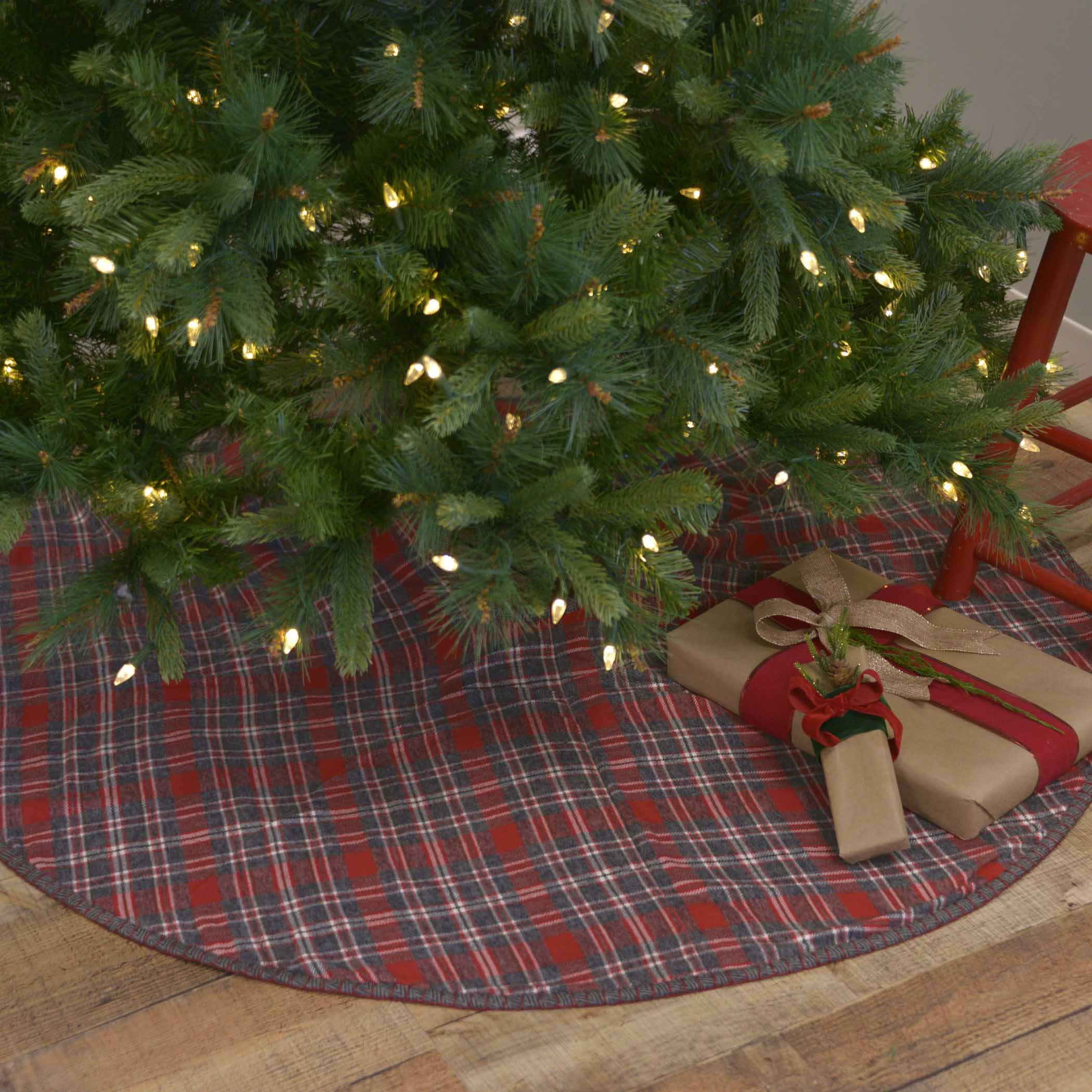 Anderson Plaid Tree Skirt 48 - Walmart.com