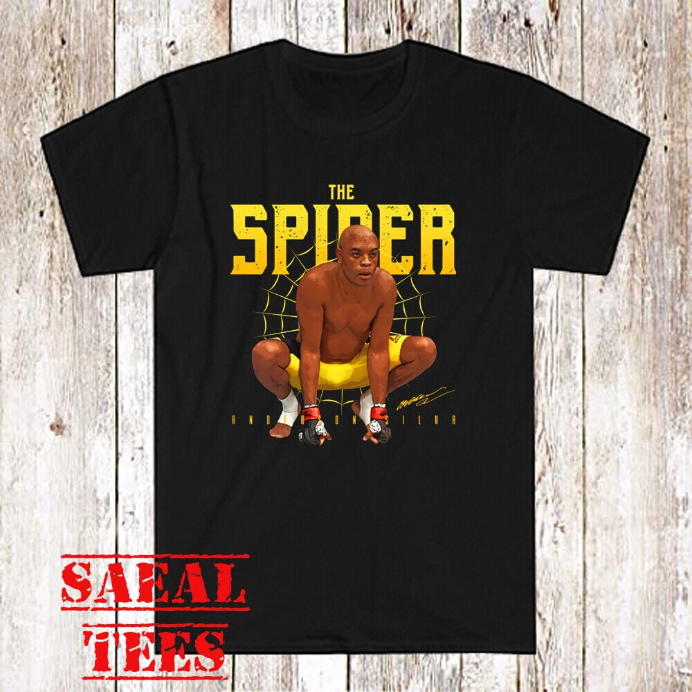 Anderson Silva The Spider MMA Fighter Men's Black T-Shirt Size S-5XL ...