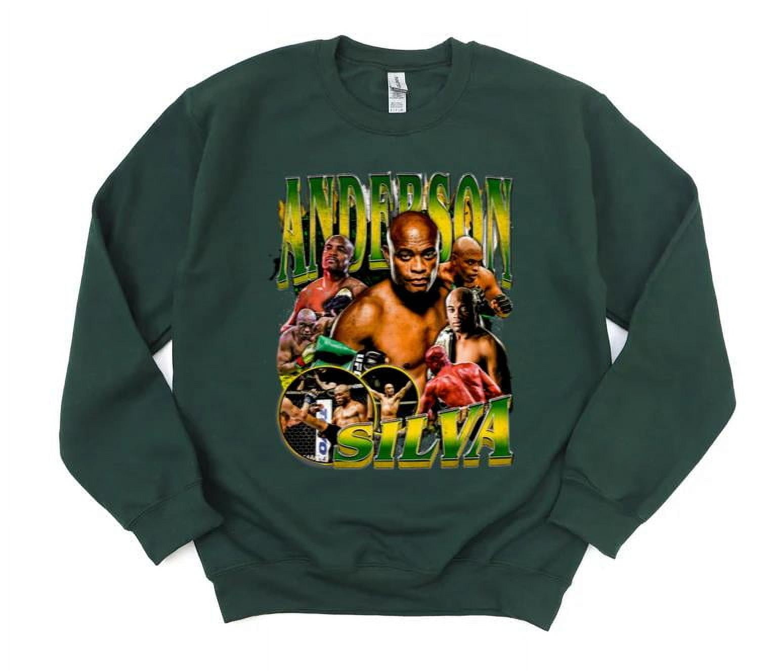 Anderson Silva The Spider UFC MMA Fighter Legend Vintage Striker Brazil ...