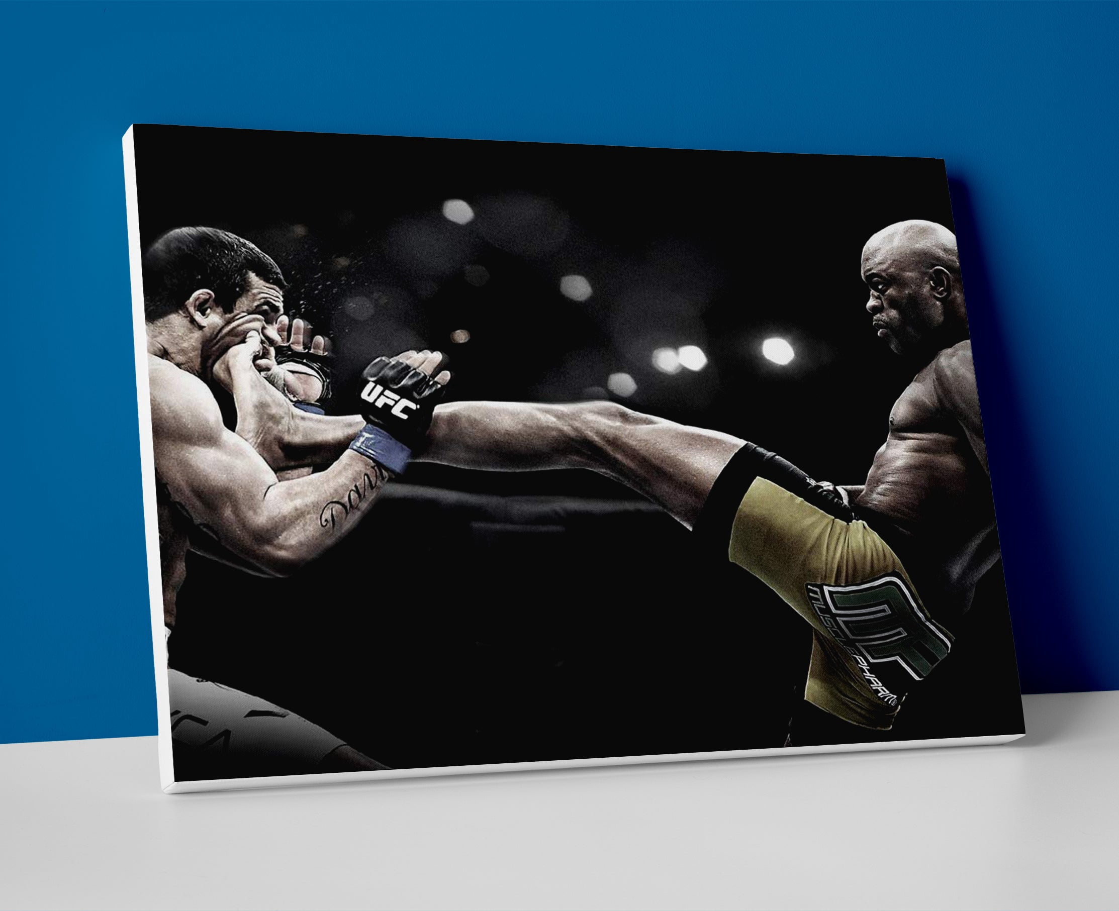 Anderson Silva UFC Poster or Wrapped Canvas - Walmart.com