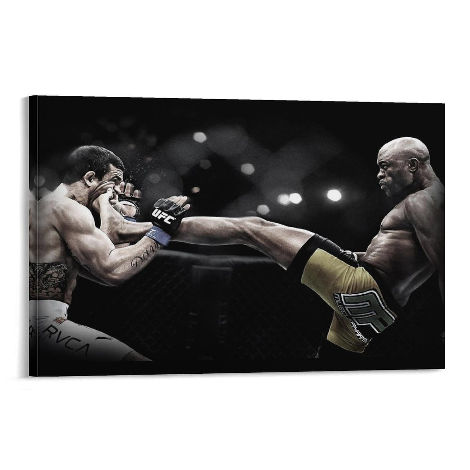 Anderson Silva's Front Kick Knockout of Vitor Belfort Posters Art Print ...