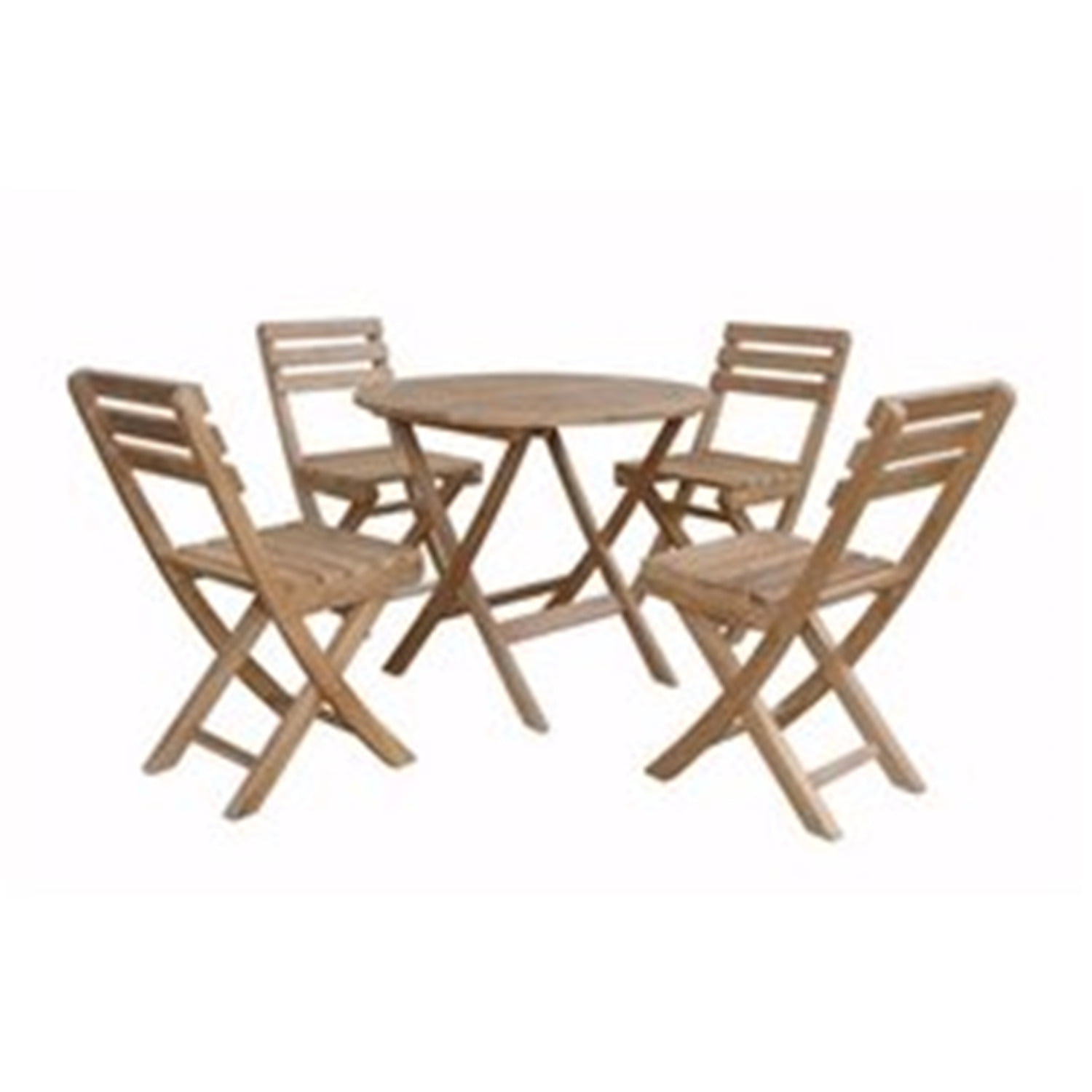 Anderson Teak Chester Alabama 5-Pieces Bistro Set - Walmart.com