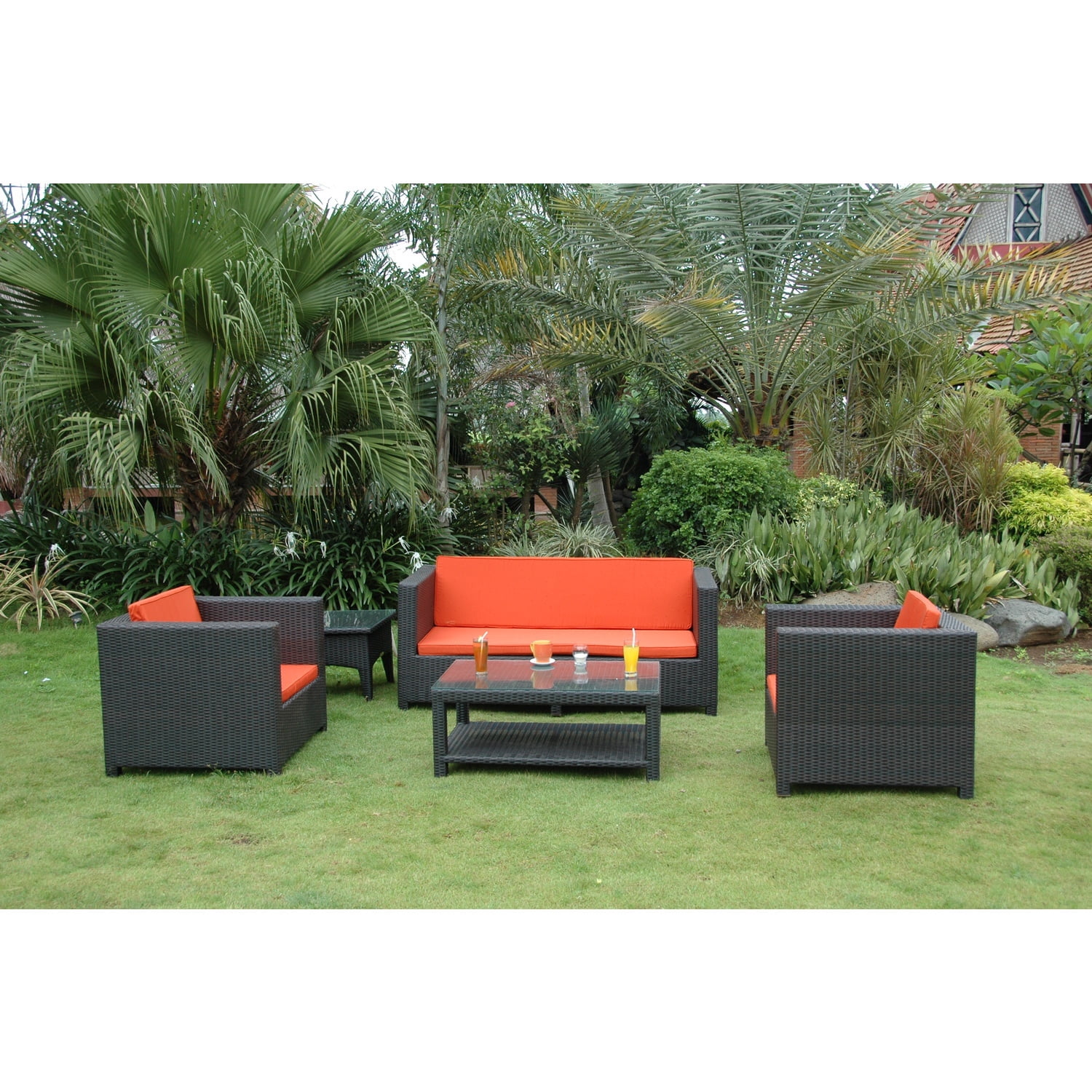 Anderson Teak Coto De Casa 4-Pieces Deep Seating Set - Walmart.com
