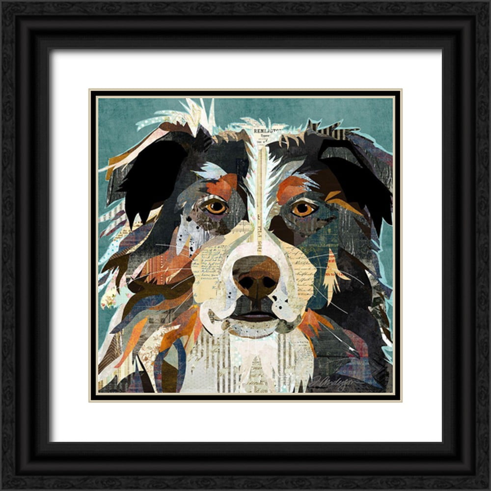 Anderson, Traci 26x26 Black Ornate Wood Framed with Double Matting ...