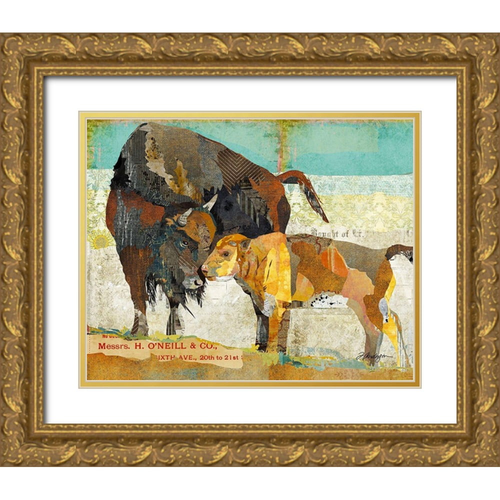 Anderson, Traci 32x26 Gold Ornate Wood Framed with Double Matting ...