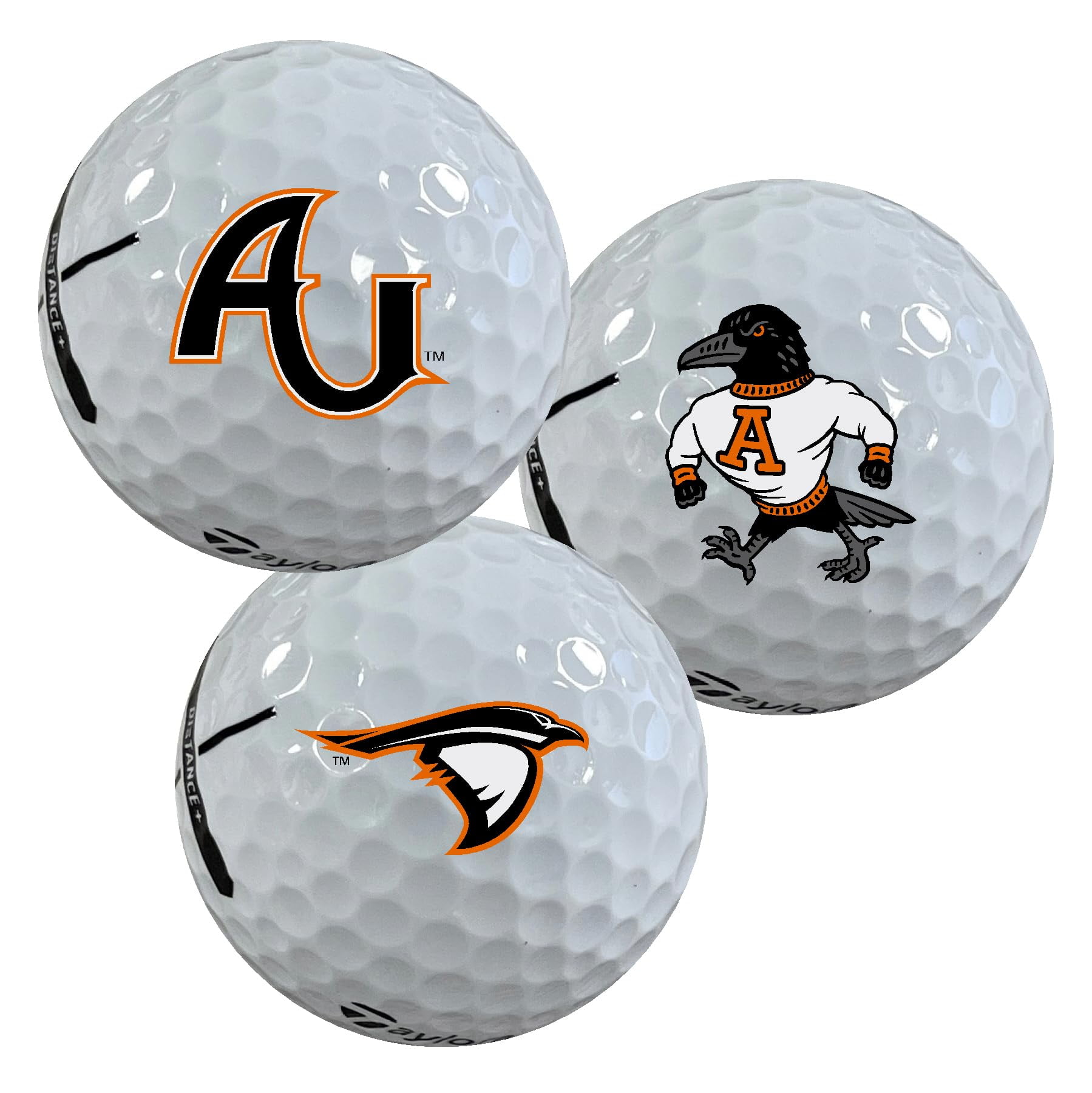 Anderson University Ravens Logo Edition Taylormade Distance+ Golf Balls ...