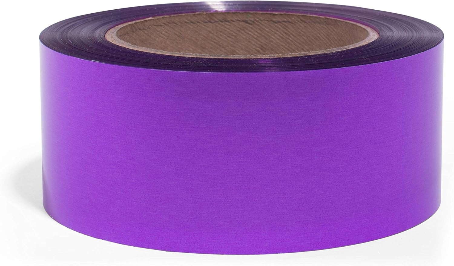 Anderson's Purple Shiny Metallic Streamer Roll, 2" x 500' PVC Ribbon ...