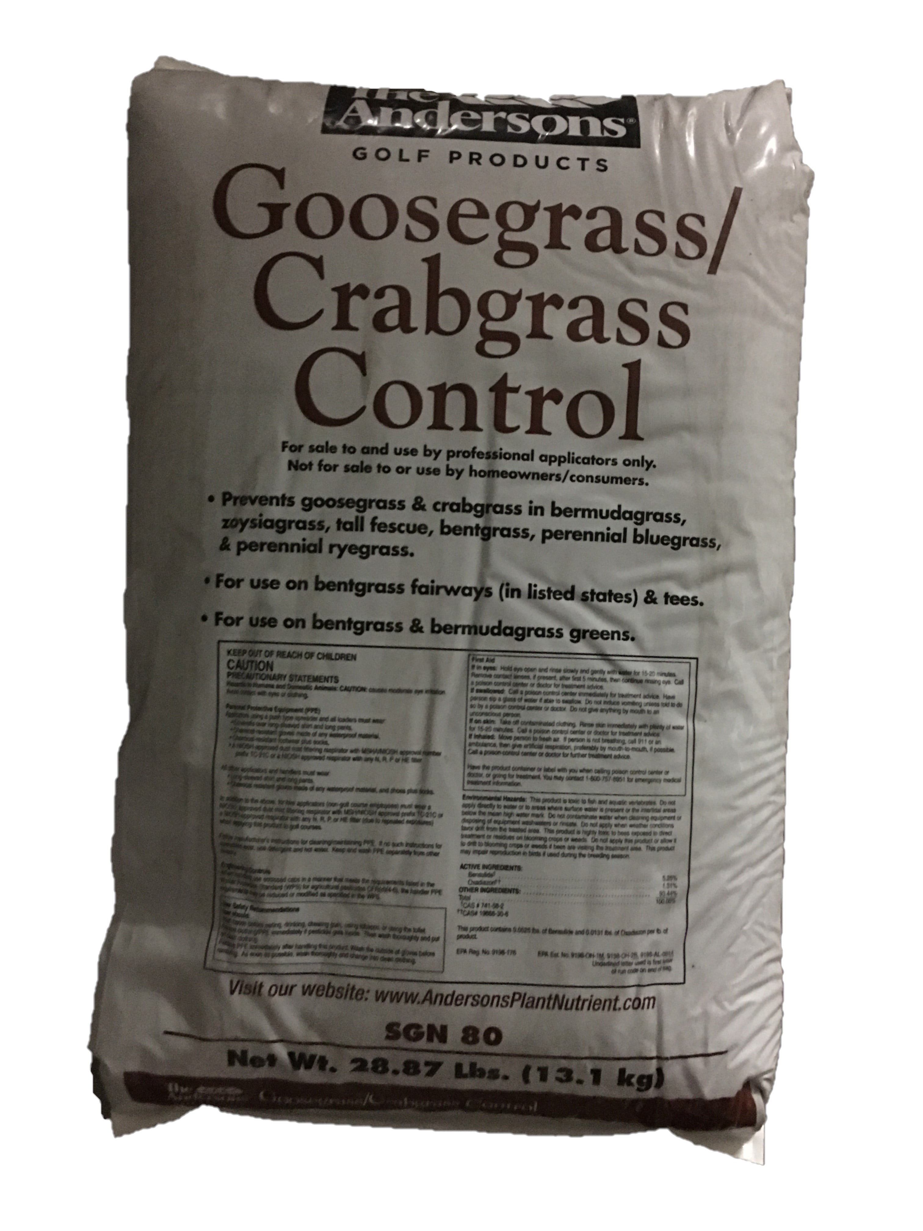 Andersons Granular Pre-Emergent Treatment for Goosegrass and Crabgrass ...