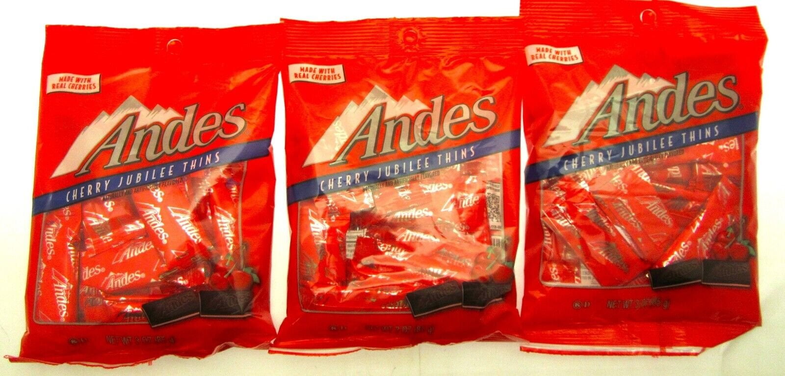Andes Cherry Jubilee Thins Candies 3oz bag Lot of 3 - Walmart.com