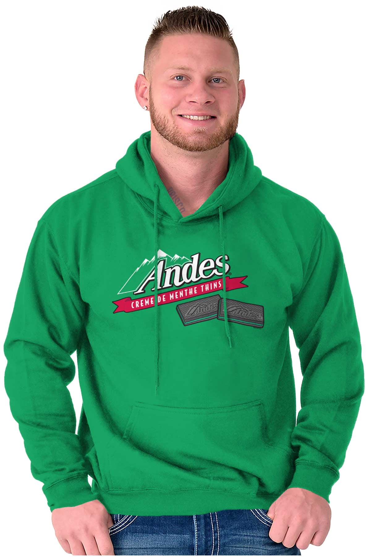 Andes Chocolate Mints Original Logo Unisex Plus Size Hoodie Brisco ...